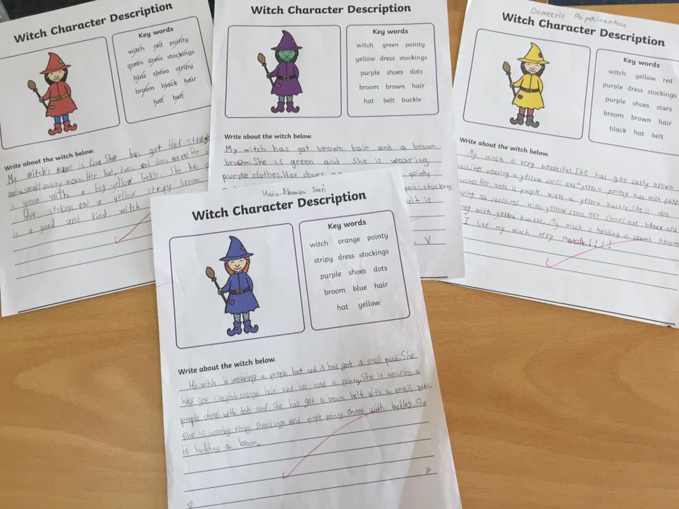 Our students loved describing their witches and then actually making ...