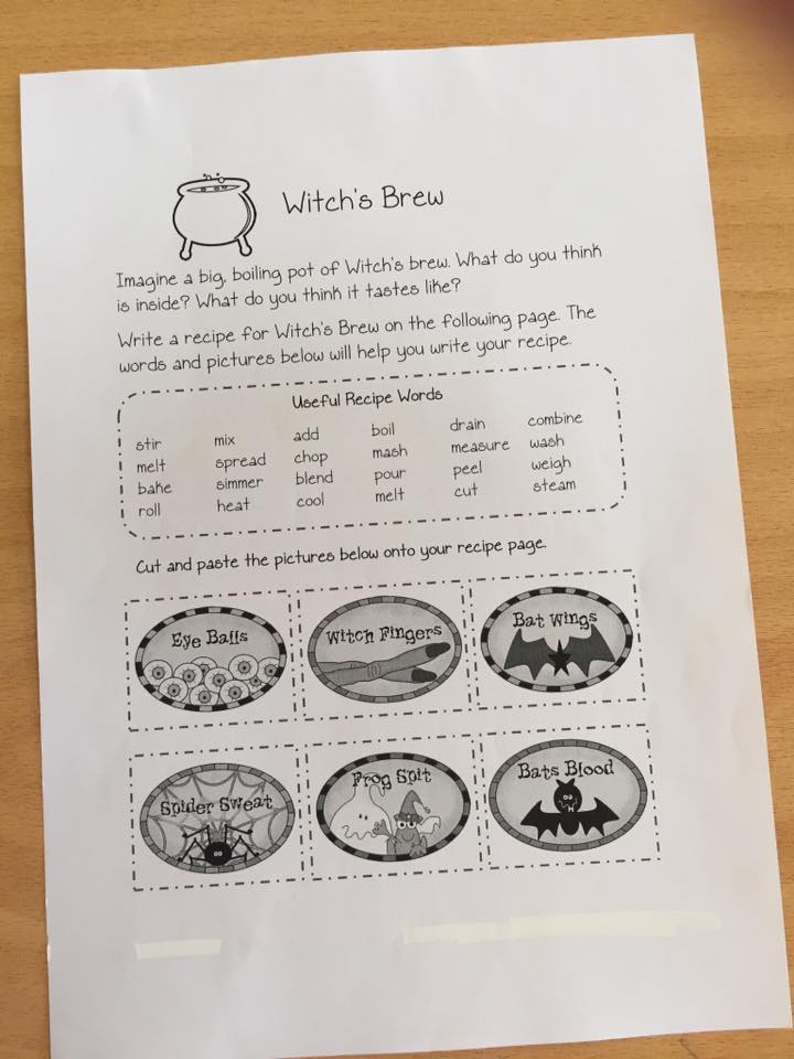 Our witches and wizards learning how to make spells and witch’s brew ...